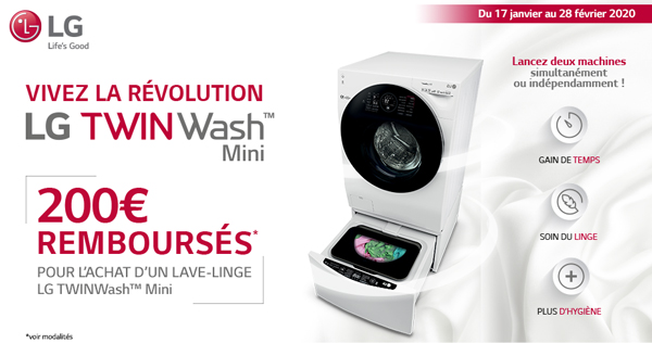ODR LG Janv./Fév. 2020 : Vivez la révolution TwinWash Mini